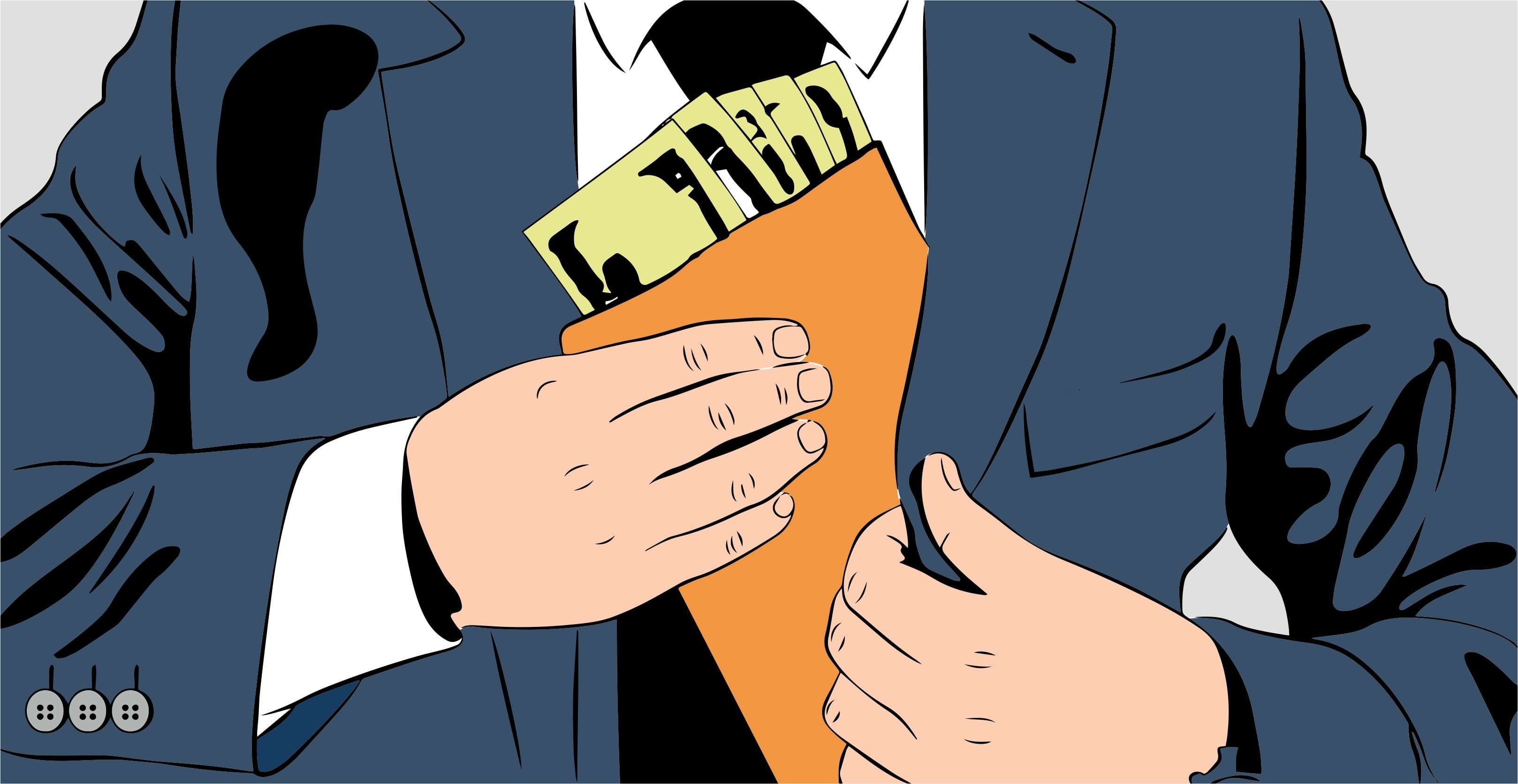 الابتزاز المادي مقابل الرشوة - فريق مكافحة الابتزاز والتهديد الالكتروني